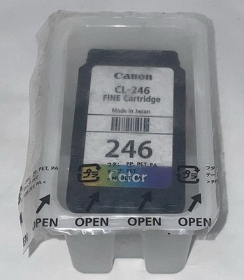 Canon PIXMA CL-246 Color Ink Cartridge Genuine OEM New Sealed (No Box ...
