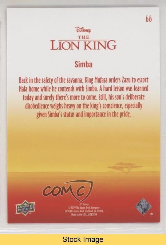 2020 Upper Deck Disney Lion King Silver Simba #66 READ r6v | eBay