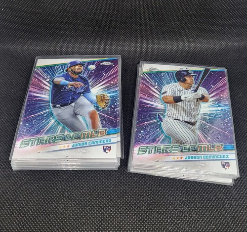 2024 Topps Chrome Stars Of The MLB 27 Cards Lot - Trout, Judge, JDom ...