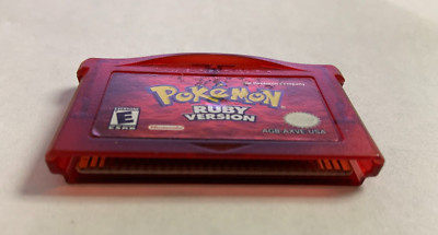 Pokemon: Ruby Version GBA (Game Boy Advance, 2003) Authentic Tested ...