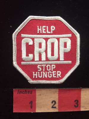 Stop Sign CROP - HELP STOP HUNGER Patch 78V8 | eBay
