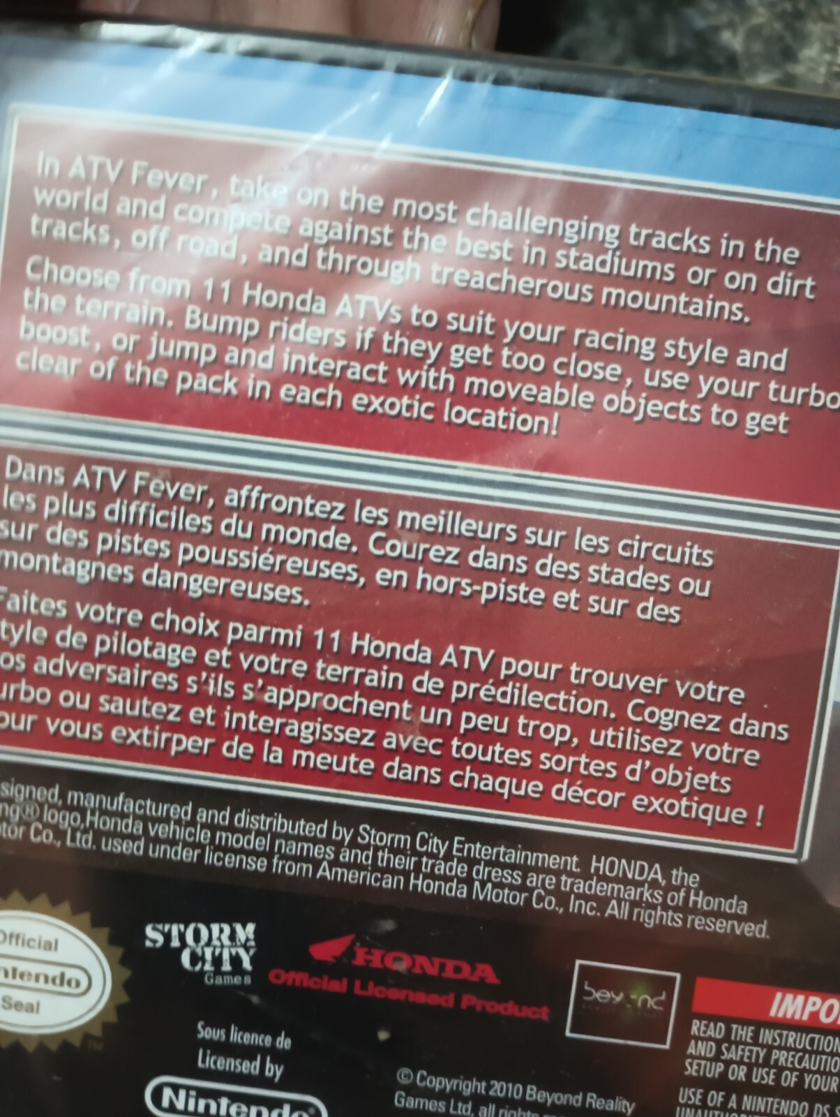 Honda ATV Fever (Nintendo DS, 2010) for sale online | eBay