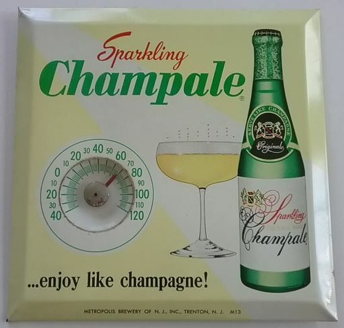 Sparkling Champale Metropolis Brewery Advertising Tin Wall Sign ...