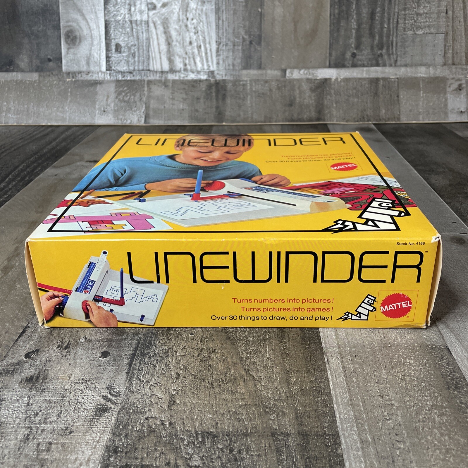 Vintage 1970 Linewinder Game Toy Art Drawing Tracing MATTEL Line Winder ...