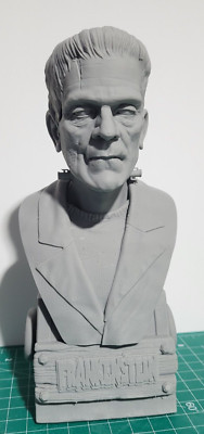 Frankenstein Bust 3d resin model kit 9 inches tall approx 1/4 scale | eBay