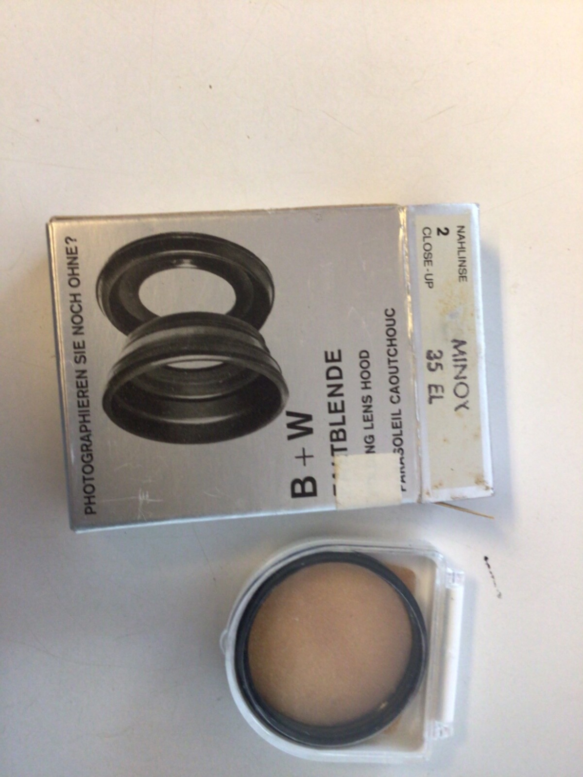 B+W 35EL NL 2 +2 Close-Up Lens Filter for Minox 35EL Compact Film ...