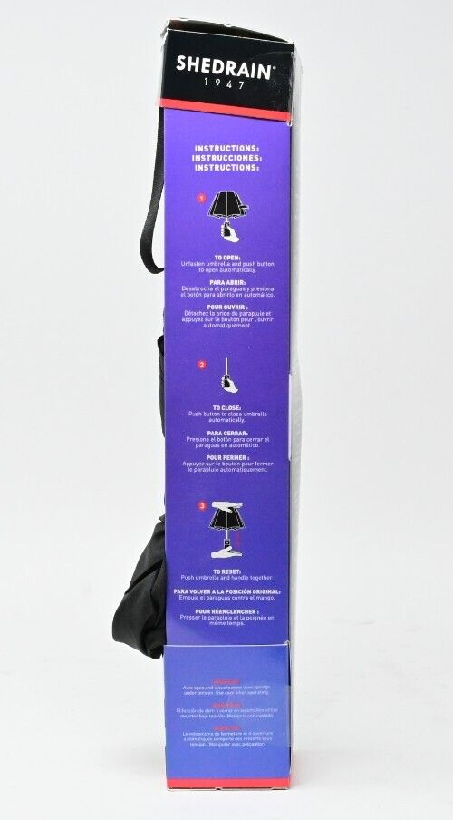 ShedRain Windpro Compact Umbrella Black | eBay