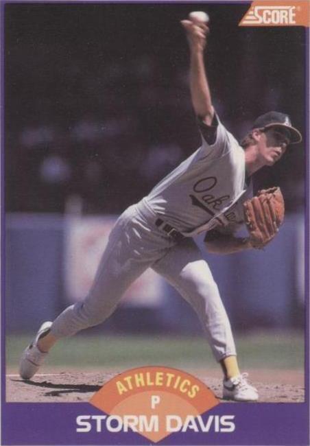1989 Score - Storm Davis #248 for sale online | eBay