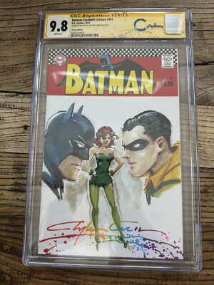 Batman #181 CGC 9.8 • 1st Poison Ivy • Clayton Crain Sketch Murder ...