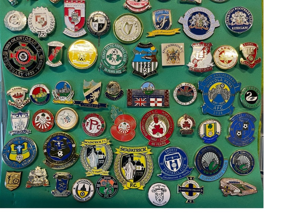 NORTHERN IRELAND FOOTBALL CLUB BADGES | eBay UK
