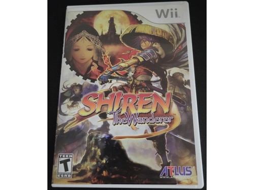 SHIREN THE WANDERER 2008 NINTENDO WII COMPLETE IN BOX CIB NM RARE RPG ...