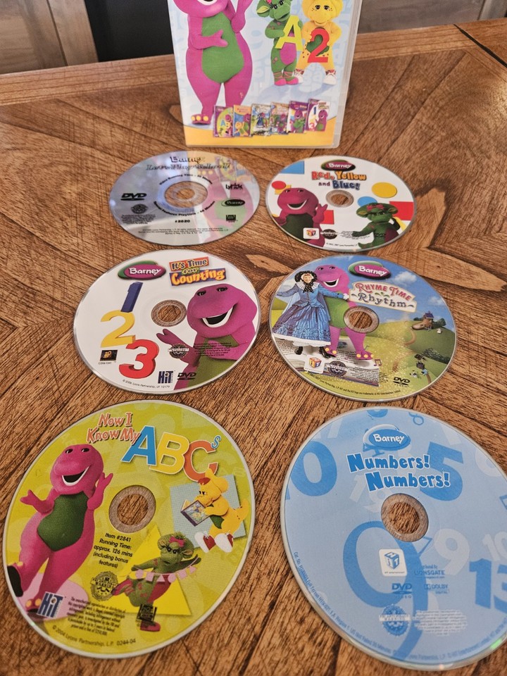 Barney Learning Pack 6 DVD Set by HIT Entertainment Barney and Friends ...