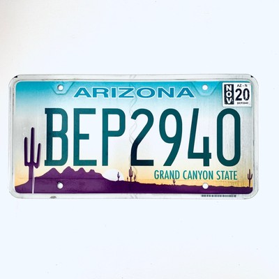 2020 United States Arizona Grand Canyon State Passenger License Plate ...
