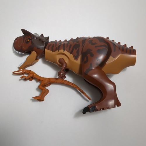LEGO Jurassic World Park Carnotaurus Dinosaur & LEGO Mutant Lizard ...