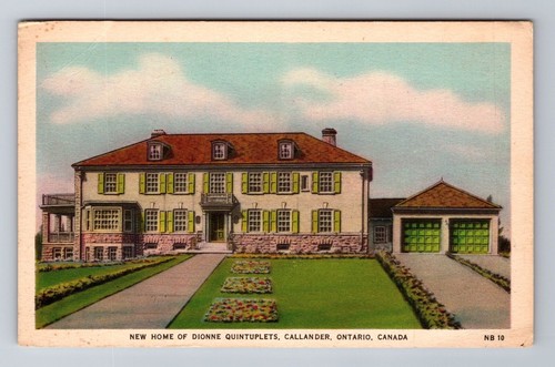 Callander-Ontario, New Home Dionne Quintuplets, Antique Vintage ...