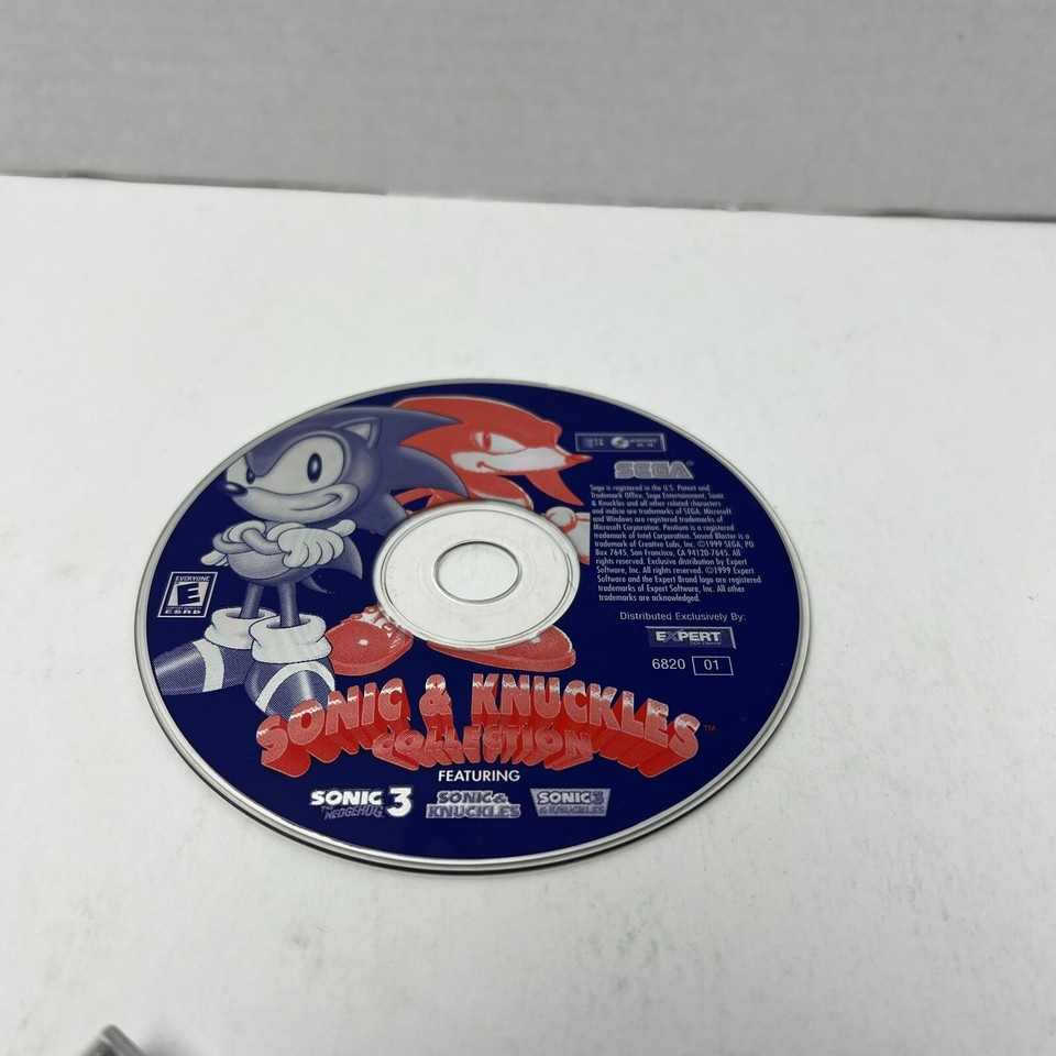 Sonic & Knuckles Collection Windows PC CD-ROM Video Game Disc Only | eBay