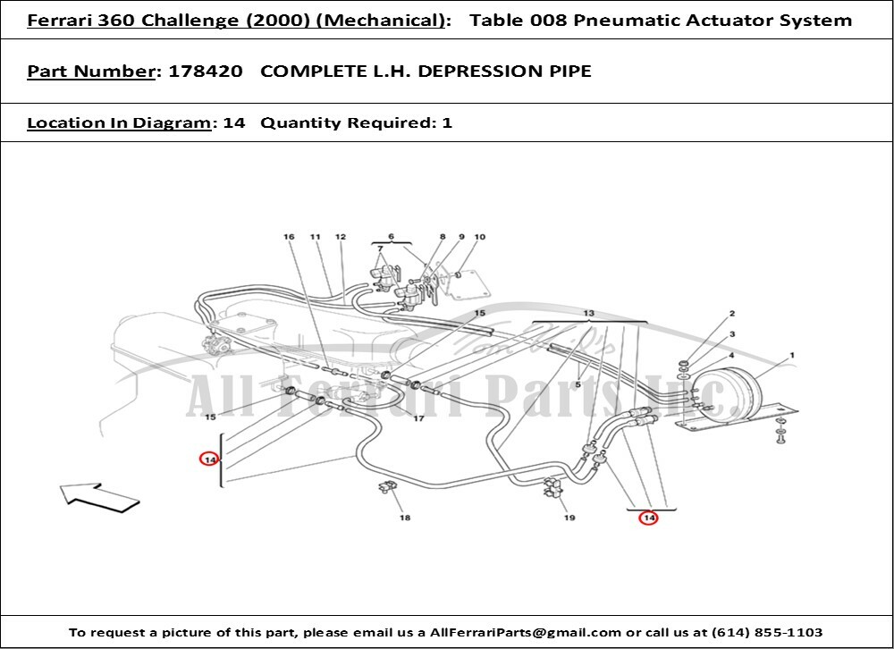 Ferrari 360 Complete RH Depression Pipe P/n 178420 for sale online | eBay
