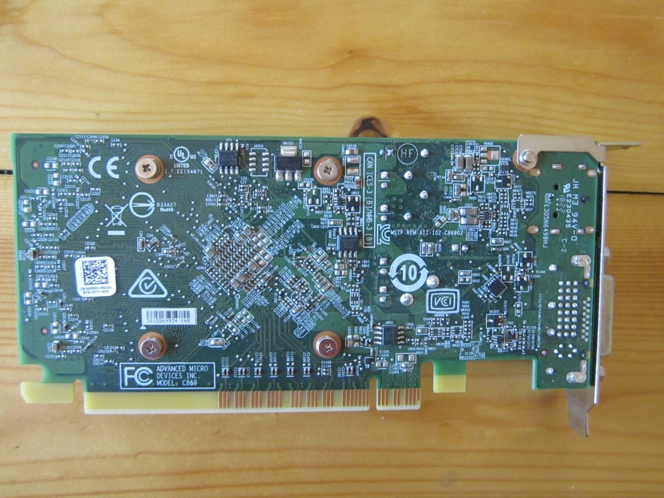 Dell AMD Radeon R5 430 2GB GDDR5 Low Profile SFF Video Card 0F8PX DVI ...