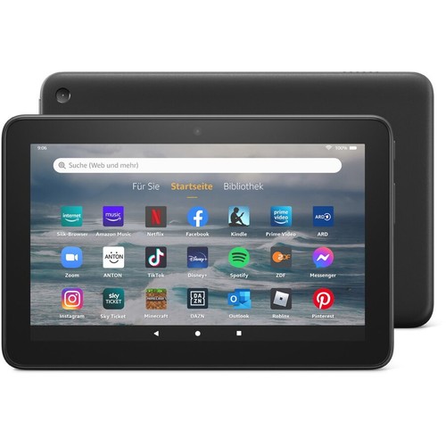Amazon Fire 7 12th (2022) 7" Black 16GB WiFi Alexa Android Tablet ...
