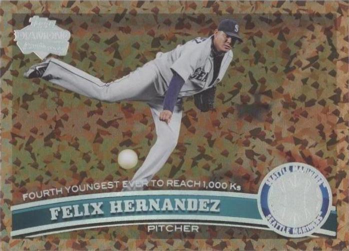 2011 Topps - Checklist Félix Hernández #403 Cognac Diamond Anniversary ...