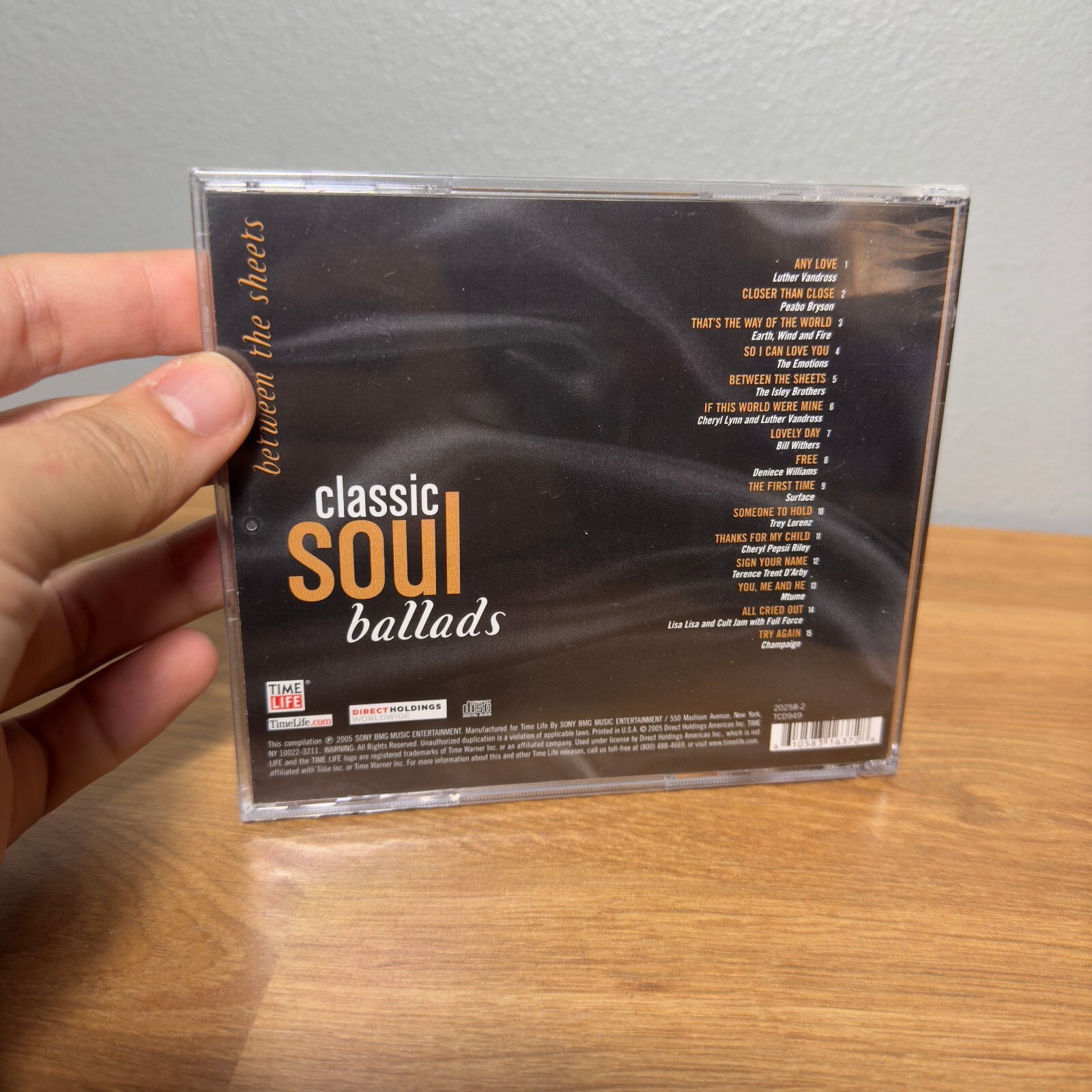 Various Artists Classic Soul Ballads Between The Sheets CD for sale ...