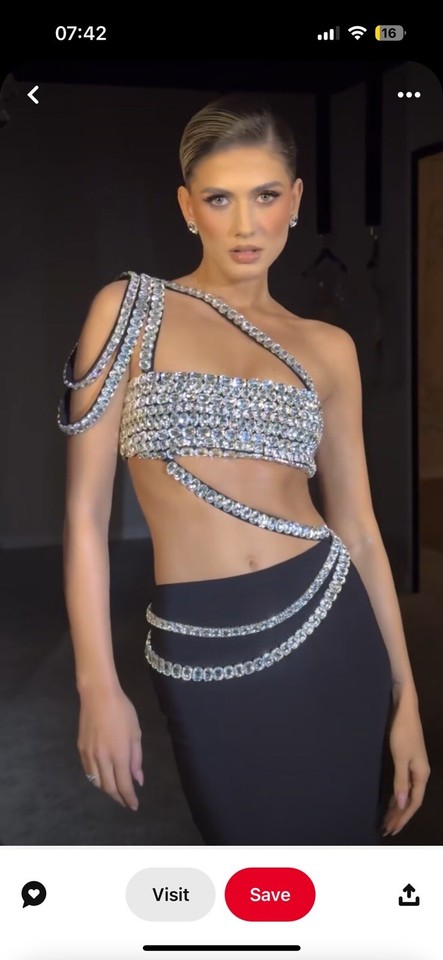 Sale! Buy Now! Handmade Beaded Crystal Top, White Top, Custom Order | eBay