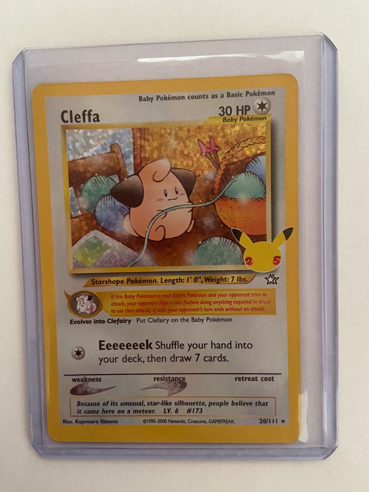 Pokemon TCG:Celebrations Cleffa 20/111 1995-2000 | eBay
