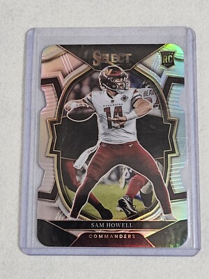 2022 Select Football Sam Howell Silver Prizm Rookie Concourse Level ...