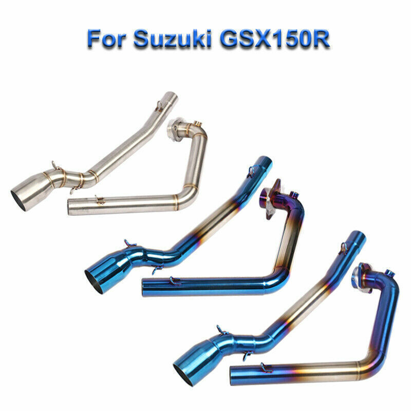 Slip Durable Moto Modified Exhaust System Front header Pipe for Suzuki ...