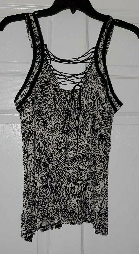 NWT Jessica Simpson Womens String Tank Top Stretch Blouse Size S Small ...