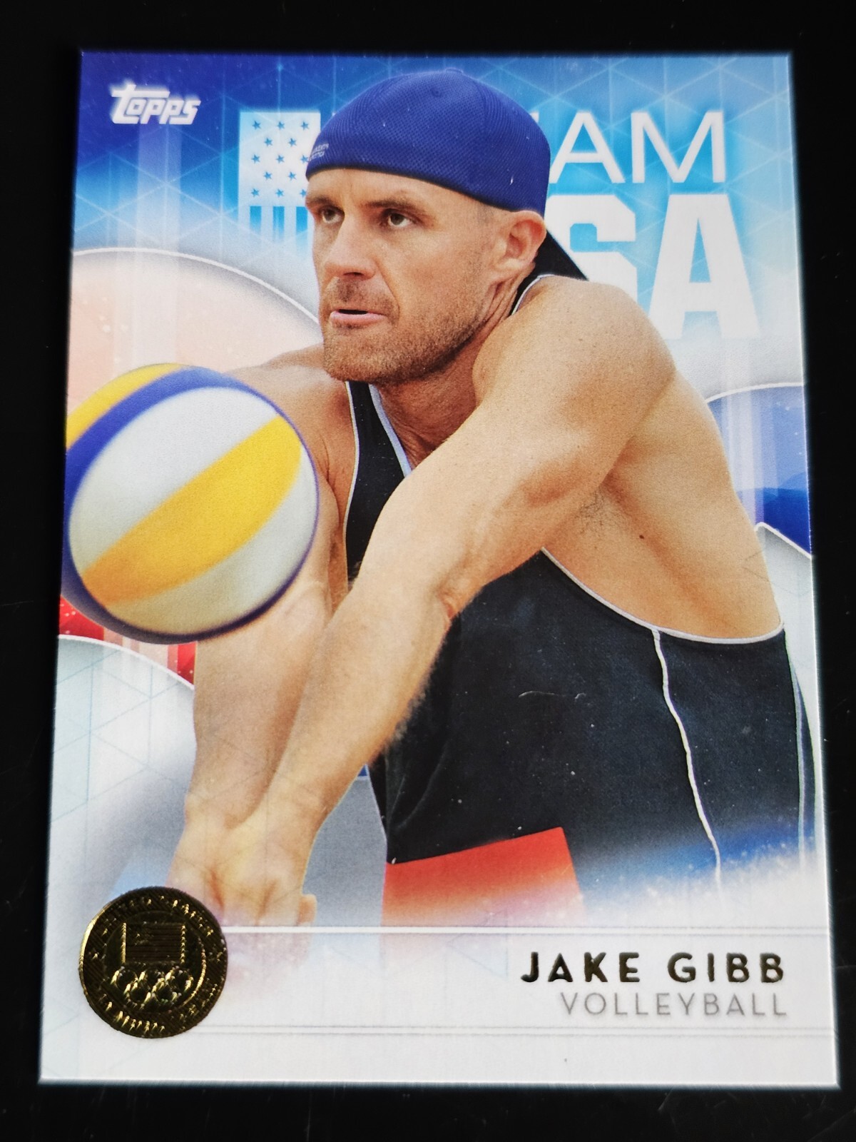 JAKE GIBB 2016 Topps US Olympic Gold #60 Volleyball | eBay
