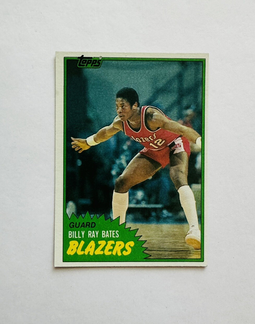 Billy Ray Bates Portland Trail Blazers 1981-82 Topps Basketball Card ...