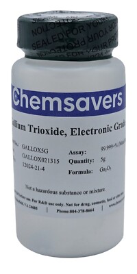 Gallium Trioxide, Electronic Grade, 99.999+% (Metals Basis), 5g | eBay