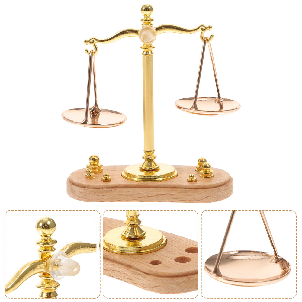Law Mini Balance Miniature Metal Scale Decorative Item Model | eBay