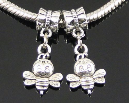 Wholesale 100 Tibetan Silver Mixed Bulk Lots Dangle Charms Fit Bracelet ...