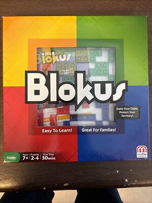 Mattel Games BLOKUS Tile Strategy Board Game All Pieces Multi-Language ...