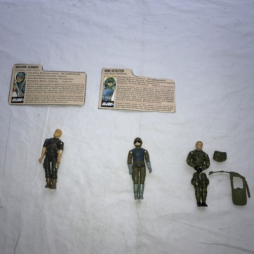 GI JOE Action Figures lot 1983-1985 Vintage! With File Cards! Straight ...