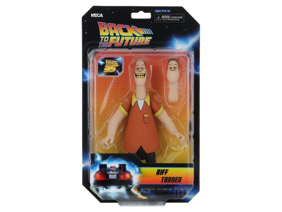 NECA BACK TO THE FUTURE 6" TOONY CLASSICS BIFF TANNEN ACTION FIGURE ...