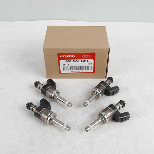 Set of 4 GDI Fuel Injectors Fits Honda Civic CR-V Accord 1.5L 16010-59B ...