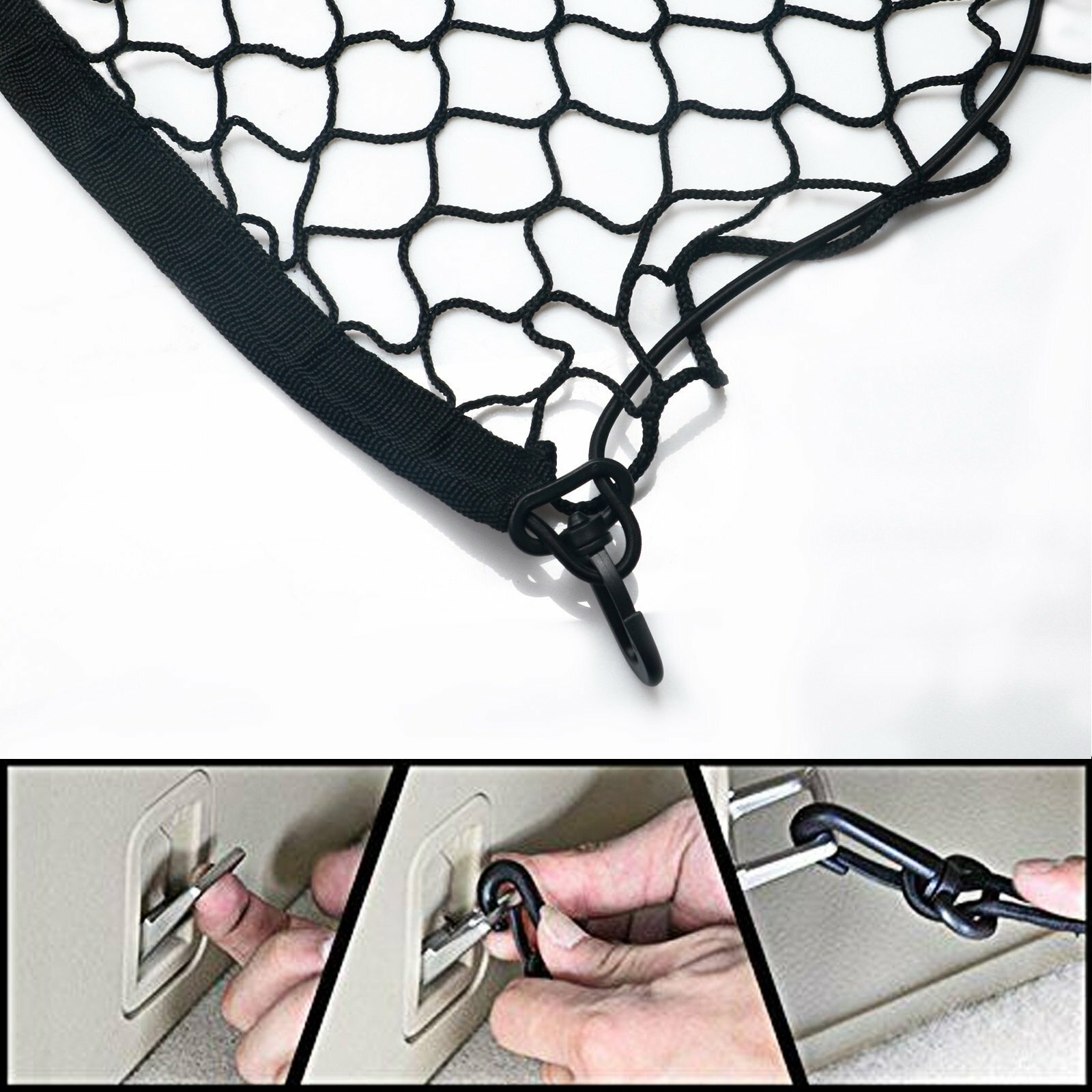 Car Trunk Cargo Net Holder Elastic Mesh Organizer Truck SUV Universal 4 ...