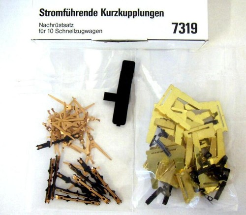 Märklin 7319 Spur H0- stromführende Kupplungen für Schnellzugwaggons ...