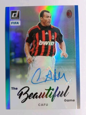 2022-23 Donruss Cafu The Beautiful Game Optic Blue Prizm Auto Autograph ...