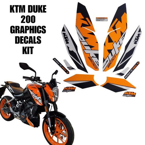 KTM duke 200 Decals Kit | eBay