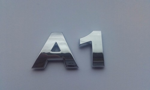 New Chrome 3D Self-adhesive Car Letters badge emblem sticker Spelling ...