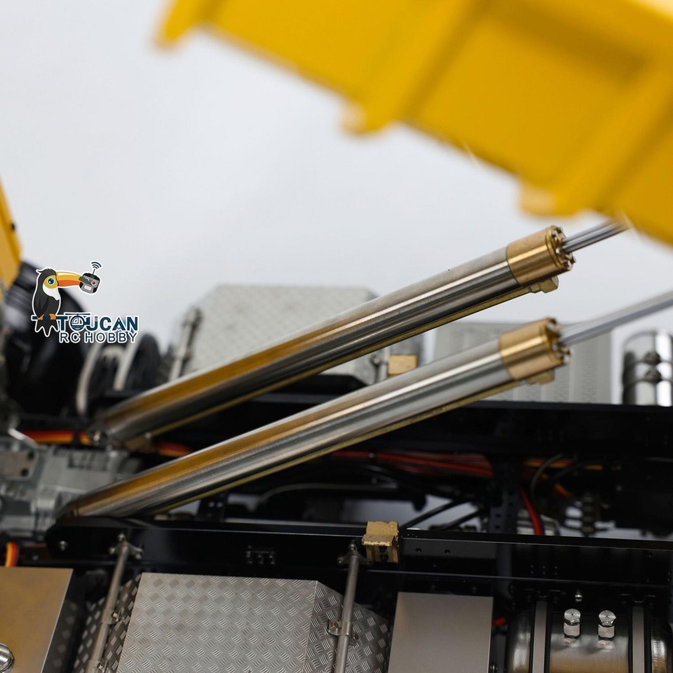 Metal 8x8 1/14 RC Hydraulic Dump Truck Roll-on-off Full Dumper Car ...