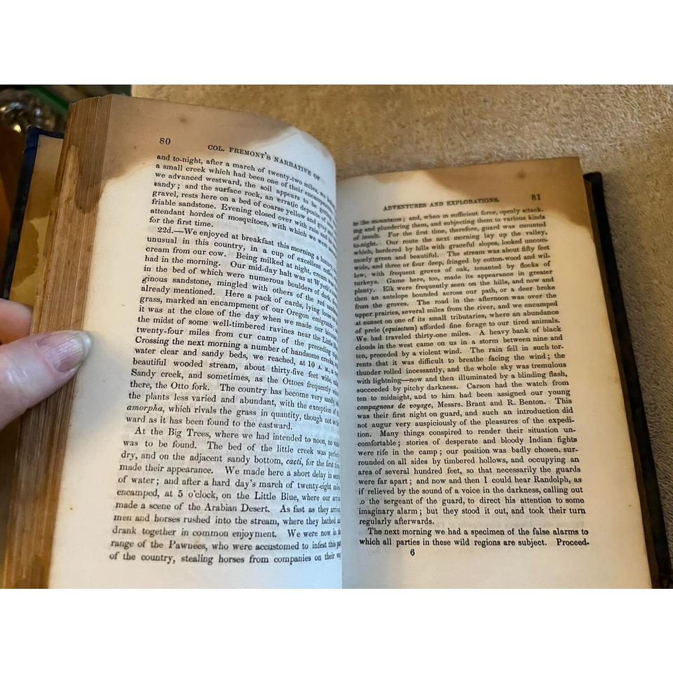 Life of Col John Charles Fremont and His Narrative 1st 1856 by Samuel ...