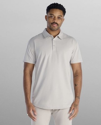 Bylt Drop Cut Polo Shirt Mens Medium White Premium Basics LUX Short ...