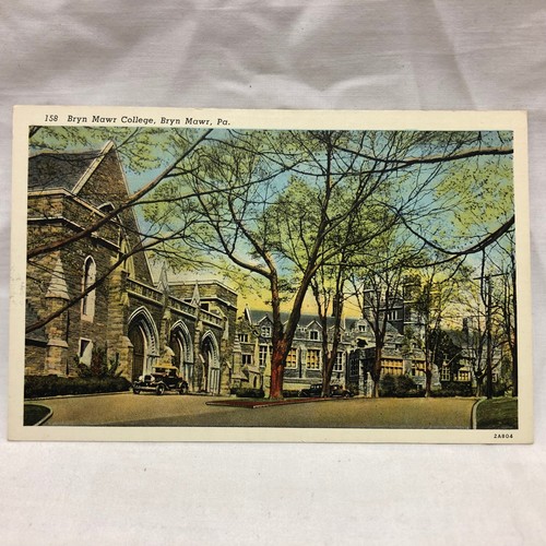 Vintage Bryn Mawr Pennsylvania Postcard Bryn Mawr College Not Used | eBay