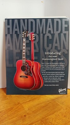 GIBSON HUMMINGBIRD QUILT GUITAR 2014 PRINT AD 11 X 8.5 B5 | eBay