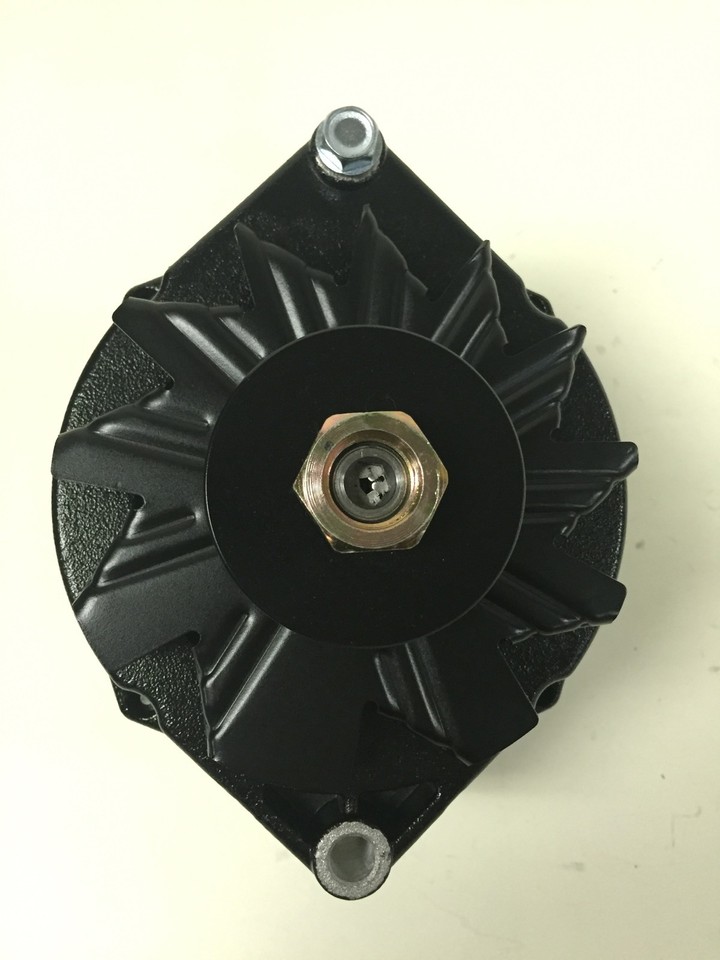1928-1931 Ford Model A Black Painted Alternator and Pulley 6 Volt ...